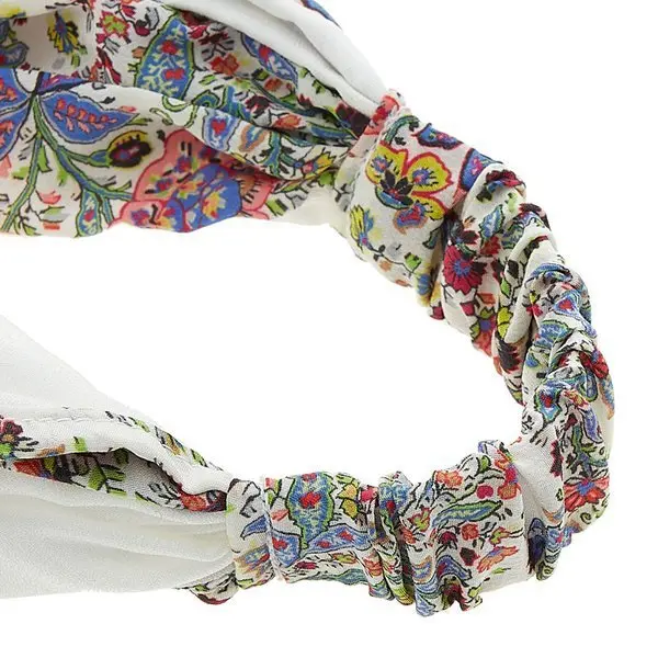 Etro Pattern Hair Band - White
