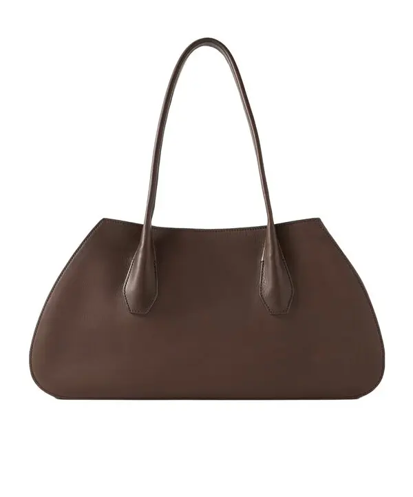THE ROW Alger Leather Shoulder Bag