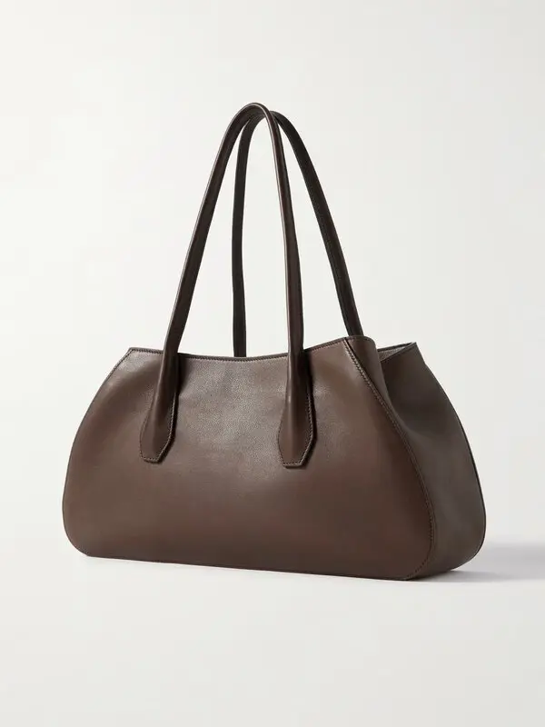 THE ROW Alger Leather Shoulder Bag
