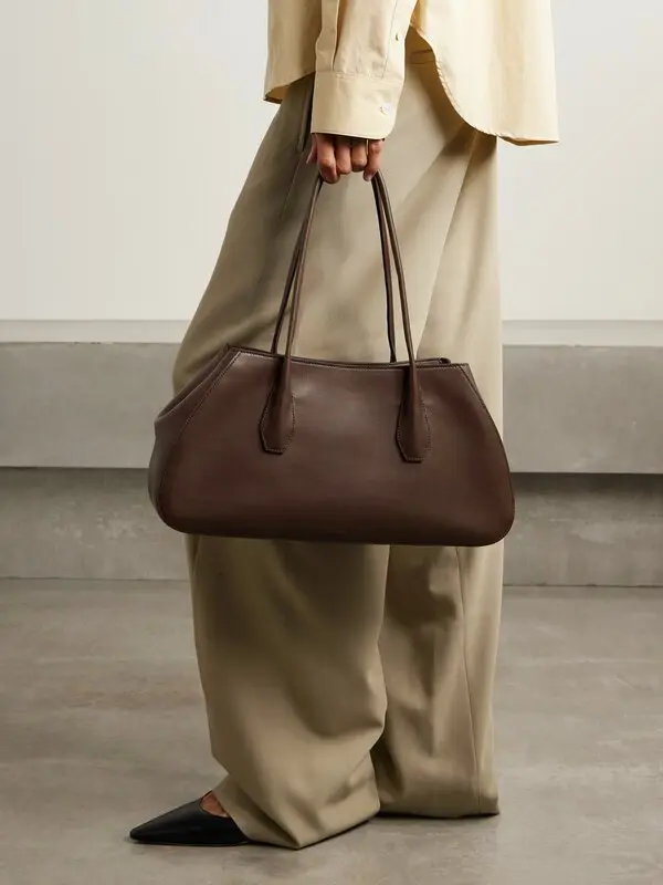 THE ROW Alger Leather Shoulder Bag