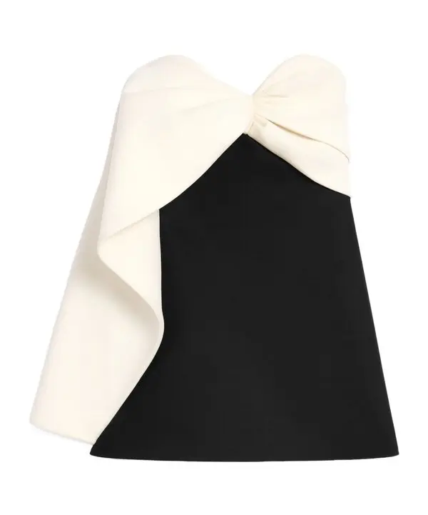 Celine Mini Dress In Wool And Silk Cady