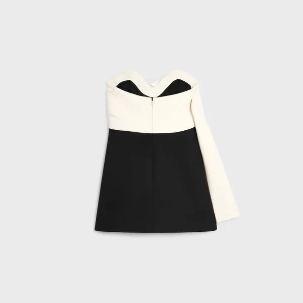 Celine Mini Dress In Wool And Silk Cady