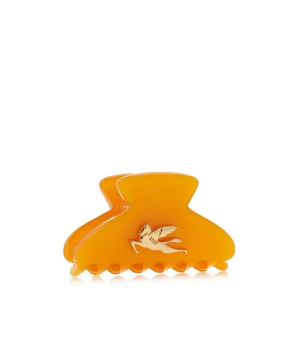 Etro Logo Claw Clip - Yellow