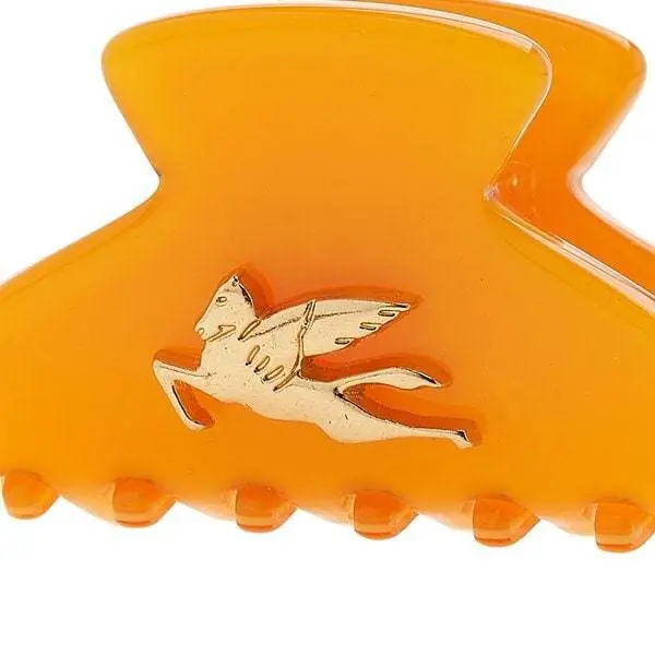Etro Logo Claw Clip - Yellow