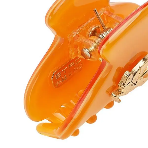 Etro Logo Claw Clip - Yellow