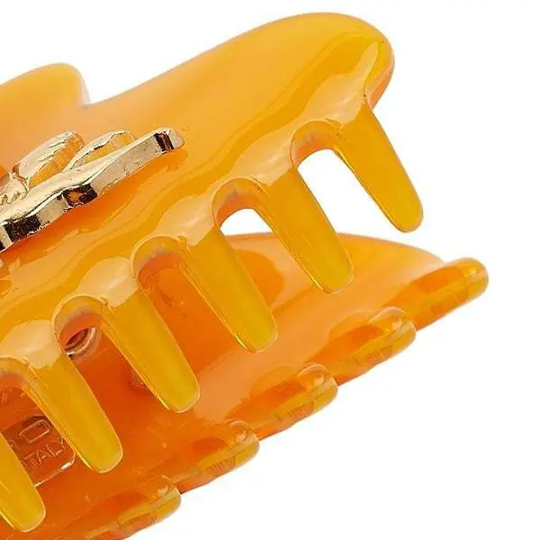 Etro Logo Claw Clip - Yellow