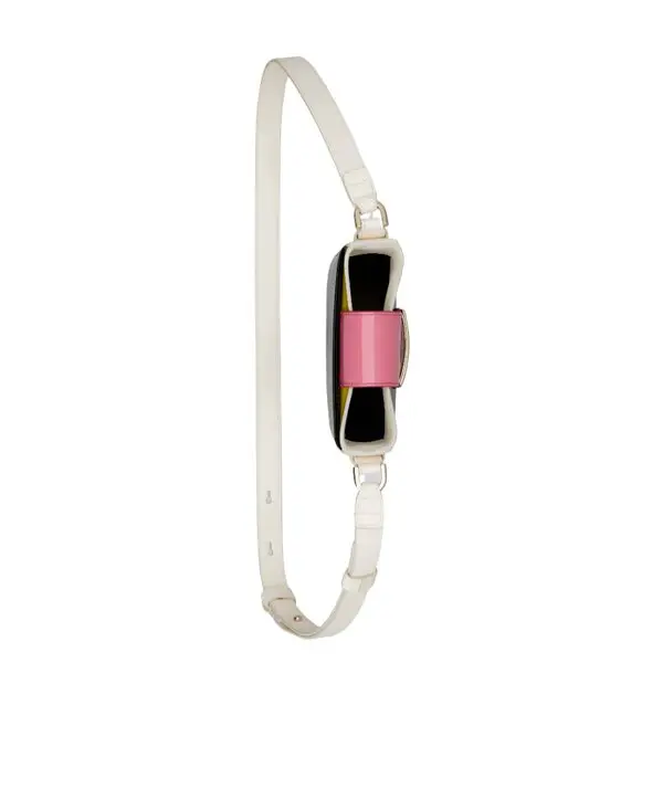 ROGER VIVIER Logo Engraved Color Blocked Crossbody Bag