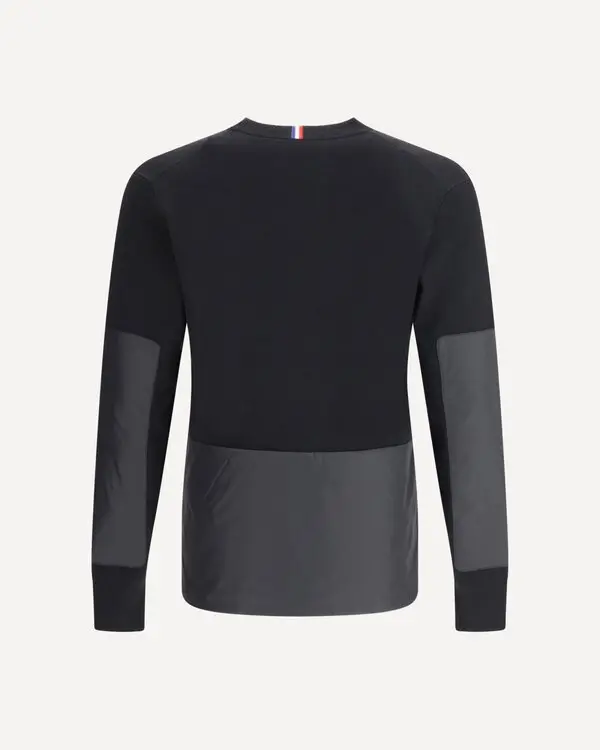 Moncler Long-sleeved Knitwear With Chest Logo Patch