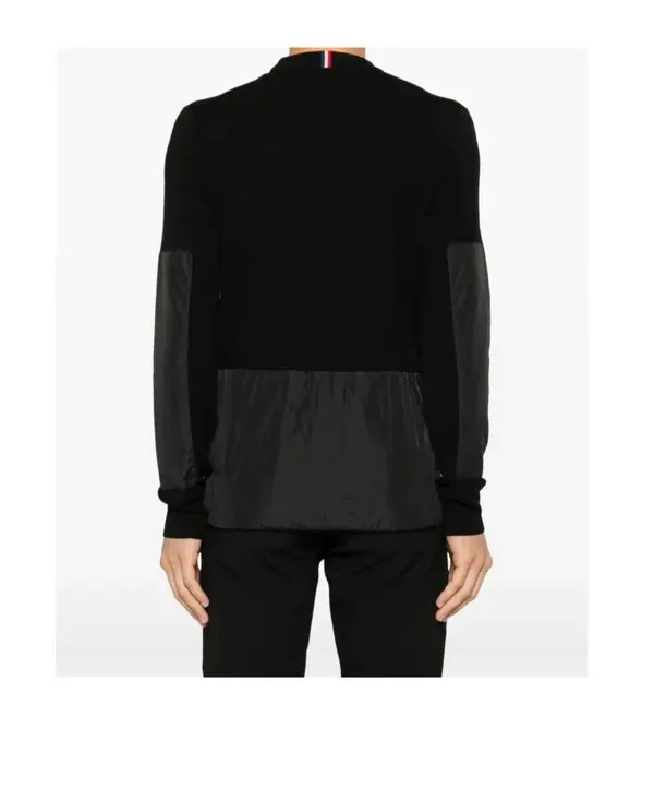 Moncler Logo Embroidered Knitted Jumper