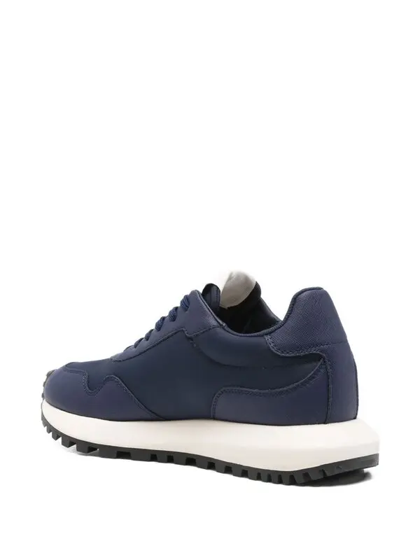 Emporio Armani Logo Plaque Lace-up Sneakers