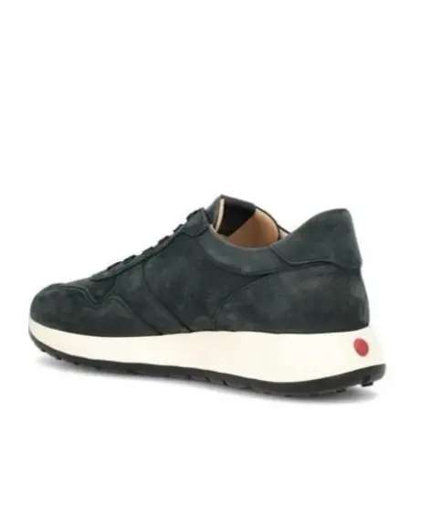 TOD'S Logo Embossed Round Toe Lace-up Sneakers - Blue