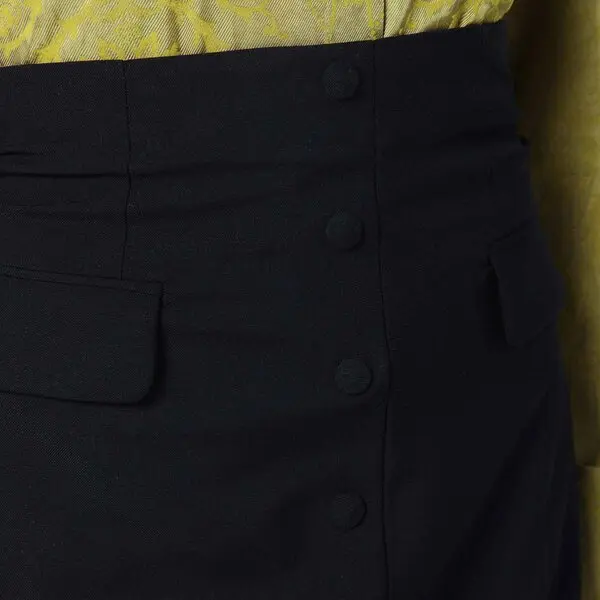 Dries Van Noten Wool And Mohair Midi Skirt