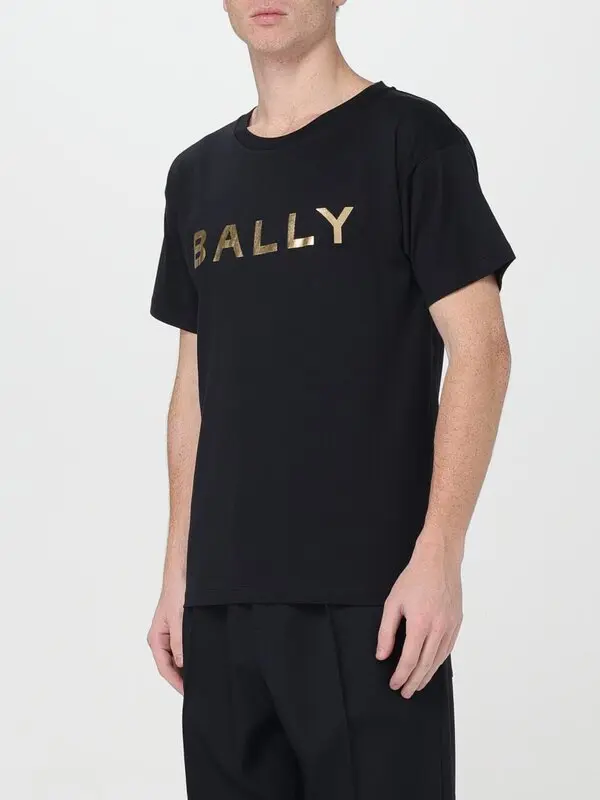 Bally Logo Printed Crewneck T-shirt - Black