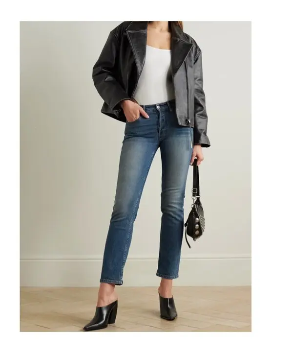 RE/DONE The Anderson Mid-rise Slim-leg Jeans