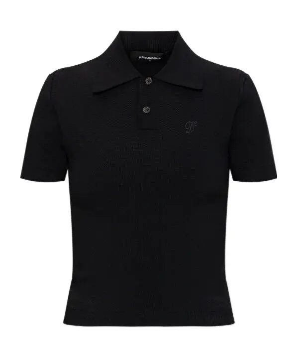 Dsquared2 Embroidered Short Sleeve Polo