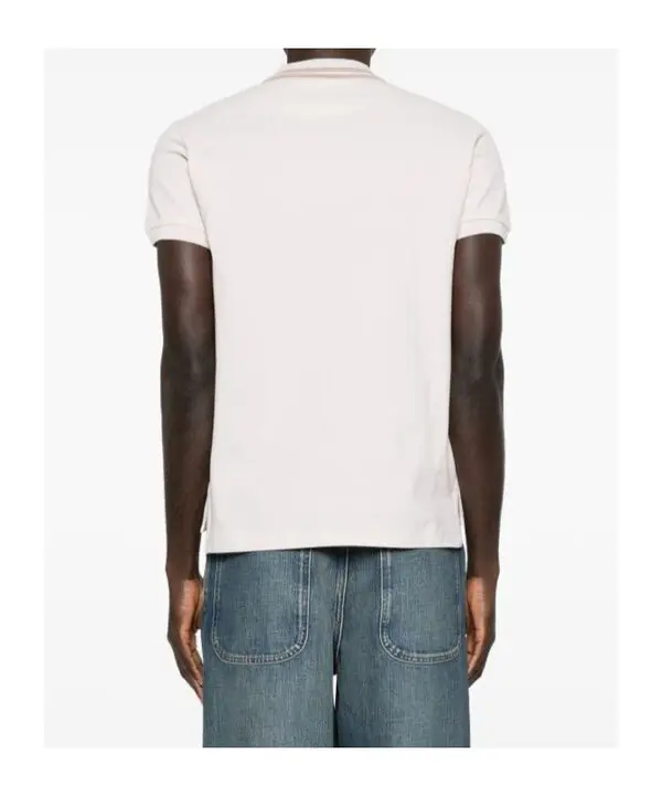 VIVIENNE WESTWOOD Tipped Collar Polo Shirt - White