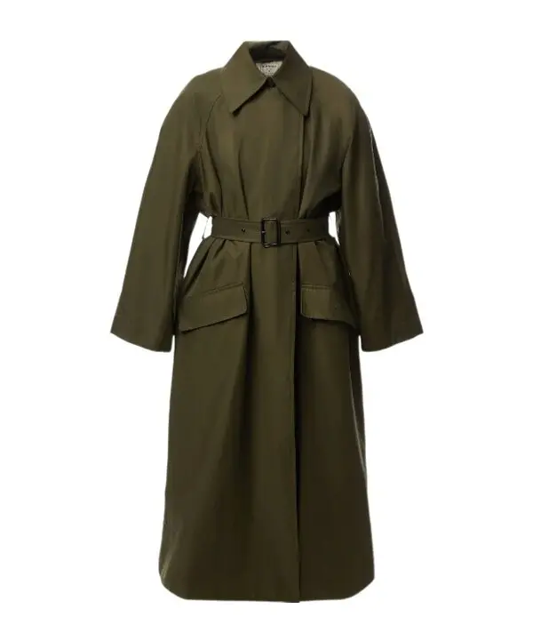Barbour Long Sleeve Belted Trench Coat