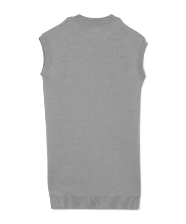 Fendi Embroidered Logo Wool Dress