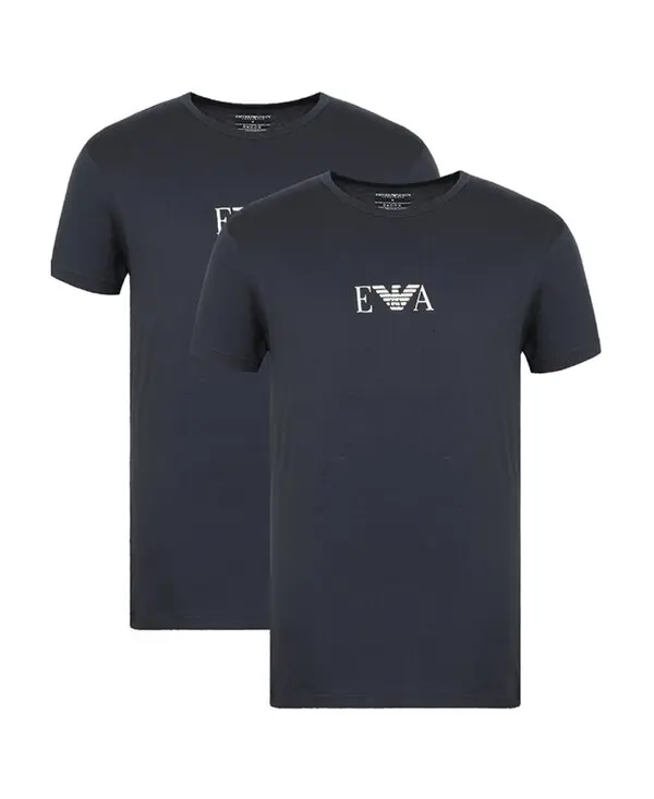 Emporio Armani Logo Two-piece T-shirt Set