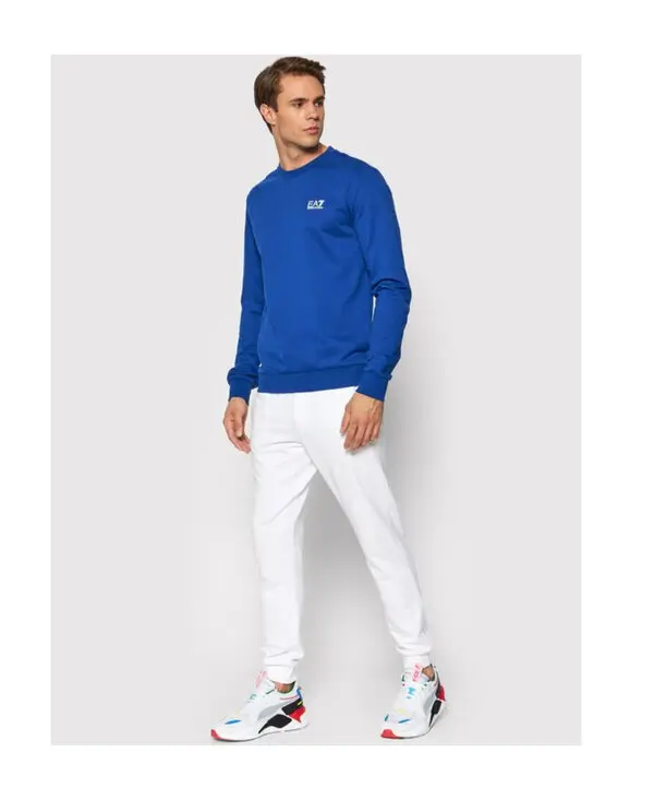 EA7 Crewneck Sweatshirt With Logo Detail