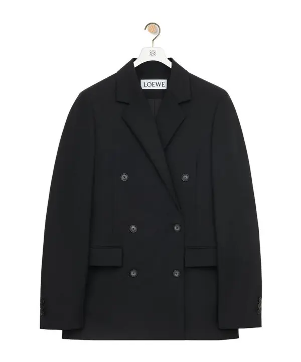 Loewe Double Breasted Blazer - Black