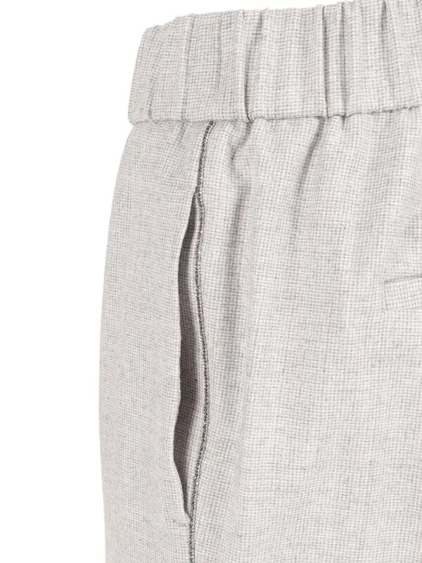 Peserico Elastic Waist Trousers - White