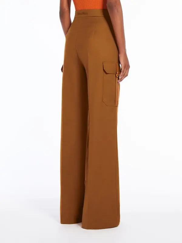 Max Mara Straight Leg Cargo Pants With Buckle Detail