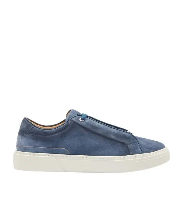 Hugo Boss Gary Suede Low-top Sneakers - Blue