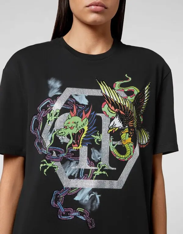 Philipp Plein Graphic Logo T-shirt