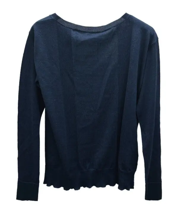 Prada Long-sleeved Knitted Top - Blue