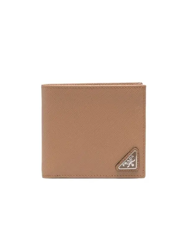 Prada Saffiano Leather Wallet - Brown