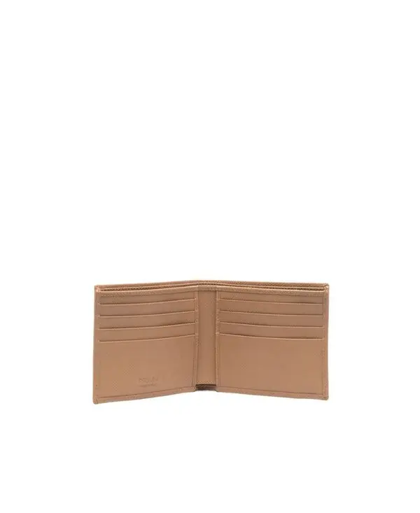 Prada Saffiano Leather Wallet - Brown