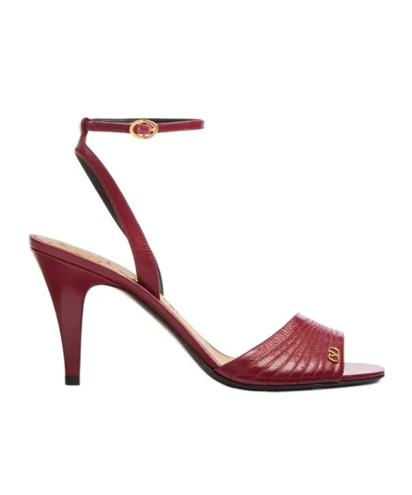 Valentino Garavani Ladycrush Ankle-strap Sandals - Red