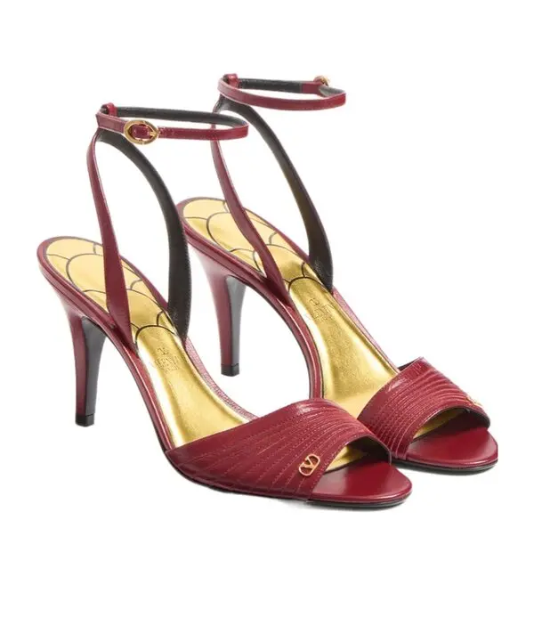 Valentino Garavani Ladycrush Ankle-strap Sandals - Red