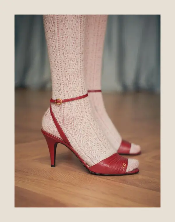 Valentino Garavani Ladycrush Ankle-strap Sandals - Red