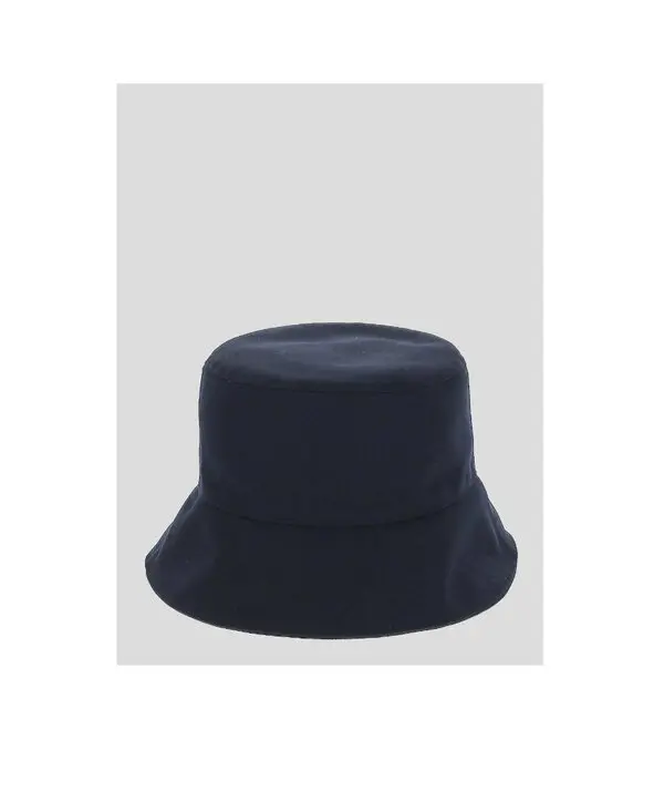 Fendi Roma Logo Patch Bucket Hat - Blue