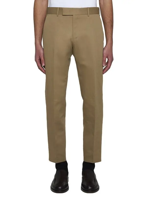 PT TORINO Cotton-blend Tailored Trousers