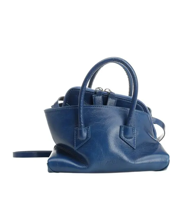 Attico La Passeggiata Mini Top Handle Bag - Blue