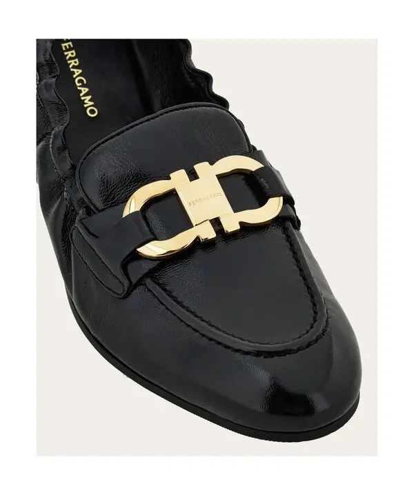 FERRAGAMO Gancini Detail Elasticated Loafers