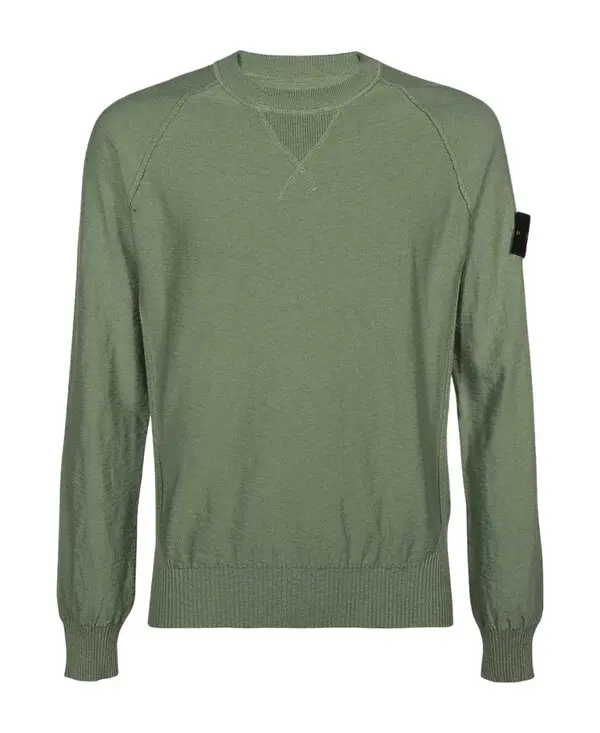 Stone Island Compass Logo Crewneck Sweater