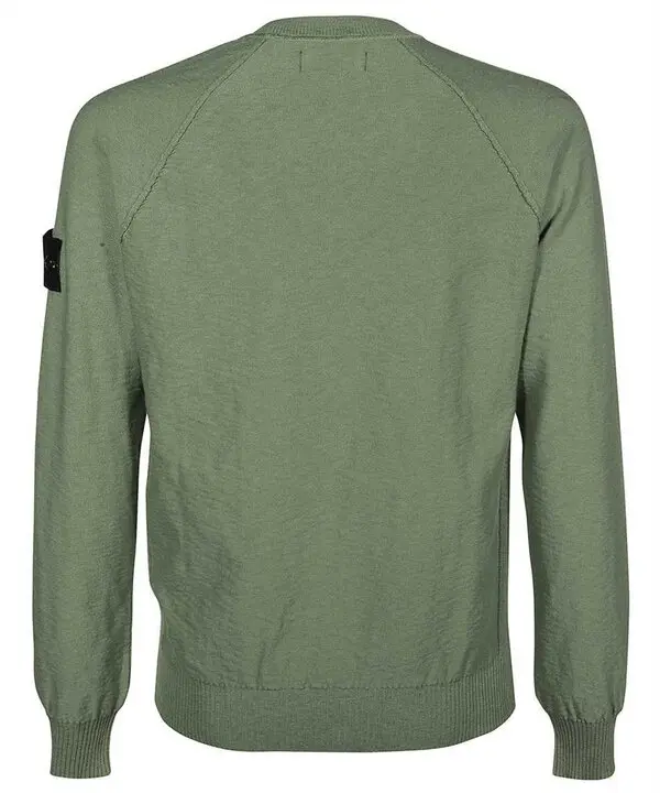 Stone Island Compass Logo Crewneck Sweater