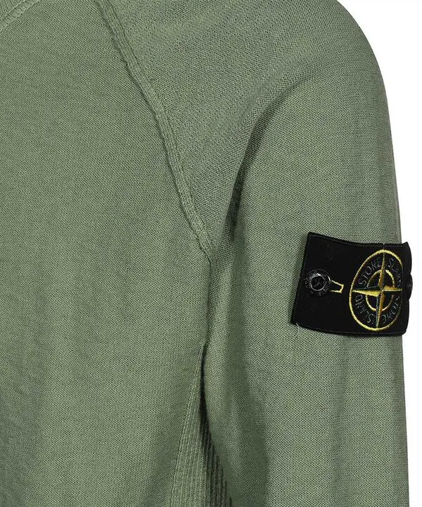 Stone Island Compass Logo Crewneck Sweater
