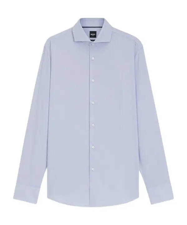 Hugo Boss Pointed-collar Cotton Shirt
