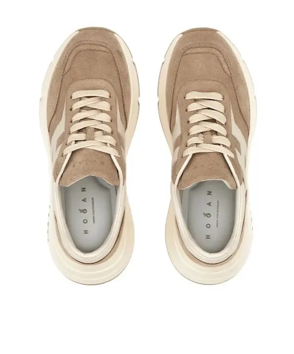 Hogan Hi-fi Lace-up Sneakers - Beige