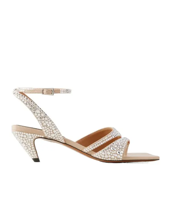 Stella McCartney Crystal-embellished High-heeled Sandals
