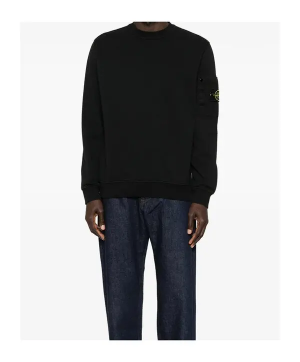 Stone Island Compass Patch Crewneck Sweatshirt