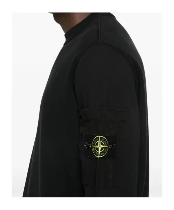 Stone Island Compass Patch Crewneck Sweatshirt