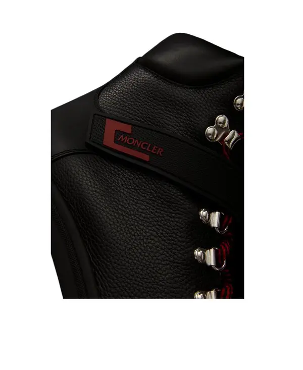 Moncler Carol 50mm Leather Ankle Boots