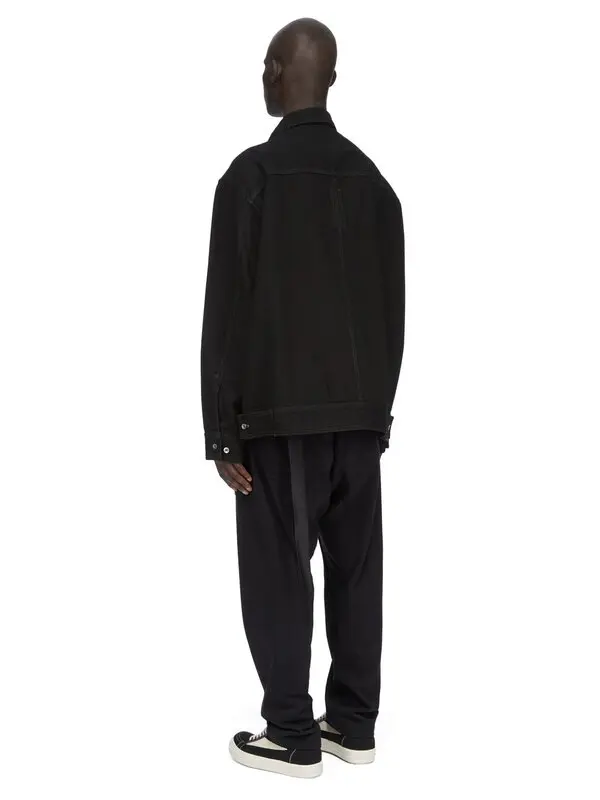 Rick Owens Sphinx Jumbo Worker Button-up Jacket - Black