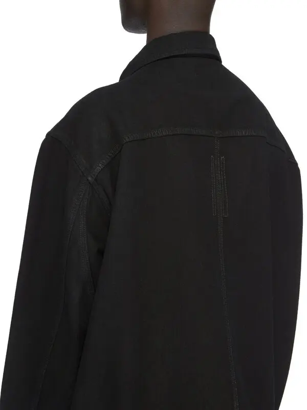 Rick Owens Sphinx Jumbo Worker Button-up Jacket - Black